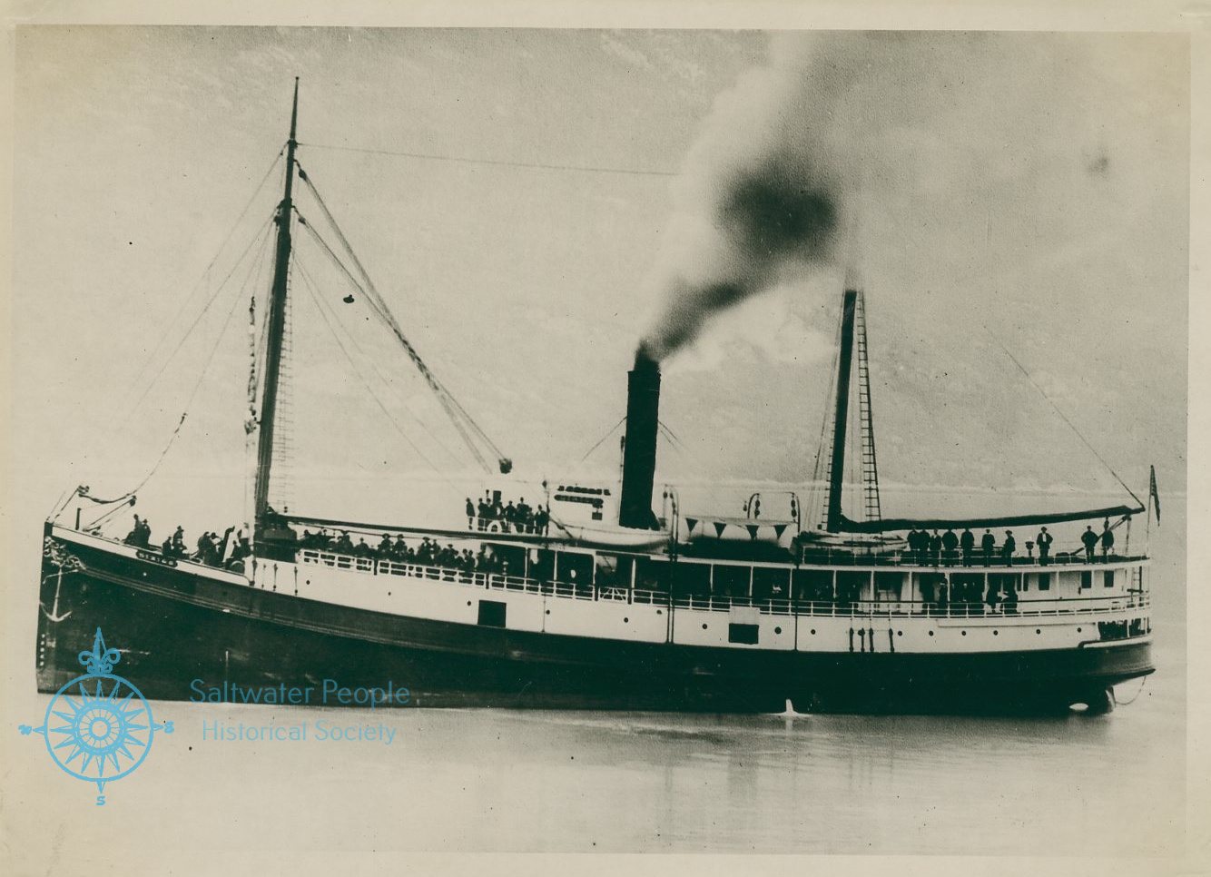 Saltwater People Log: GOLD RUSH MOSQUITO S.S. DIRIGO Aground with GOLD ...