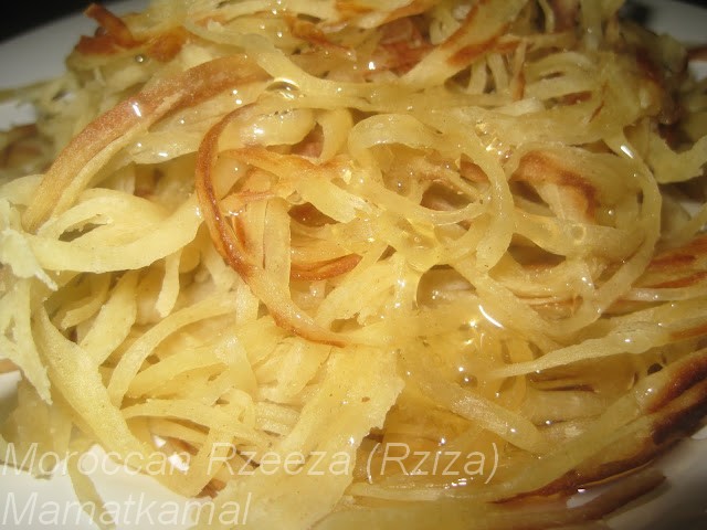 رزة القاظي-رْزِيزَة /Traditional Handmade Moroccan Rzeeza or Rzate ...