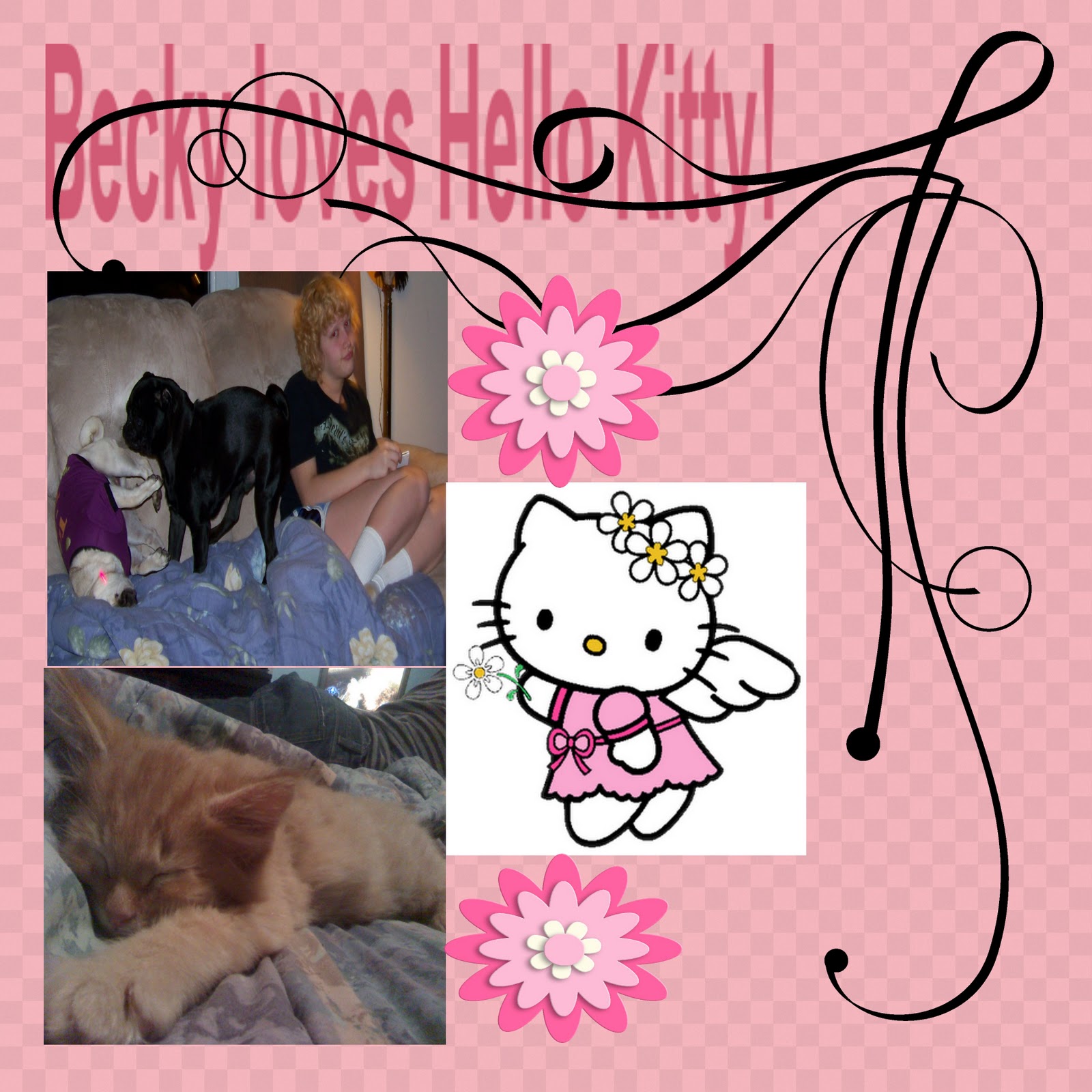 Scrapping With Lisa: Hello Kitty Blog Hop Nov. 5-6 Day 1