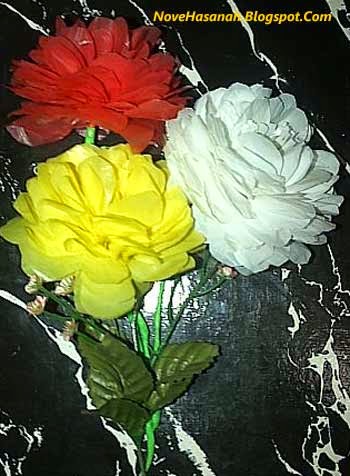 12 Tutorial Cara Membuat Prakarya Bunga dari Barang Bekas