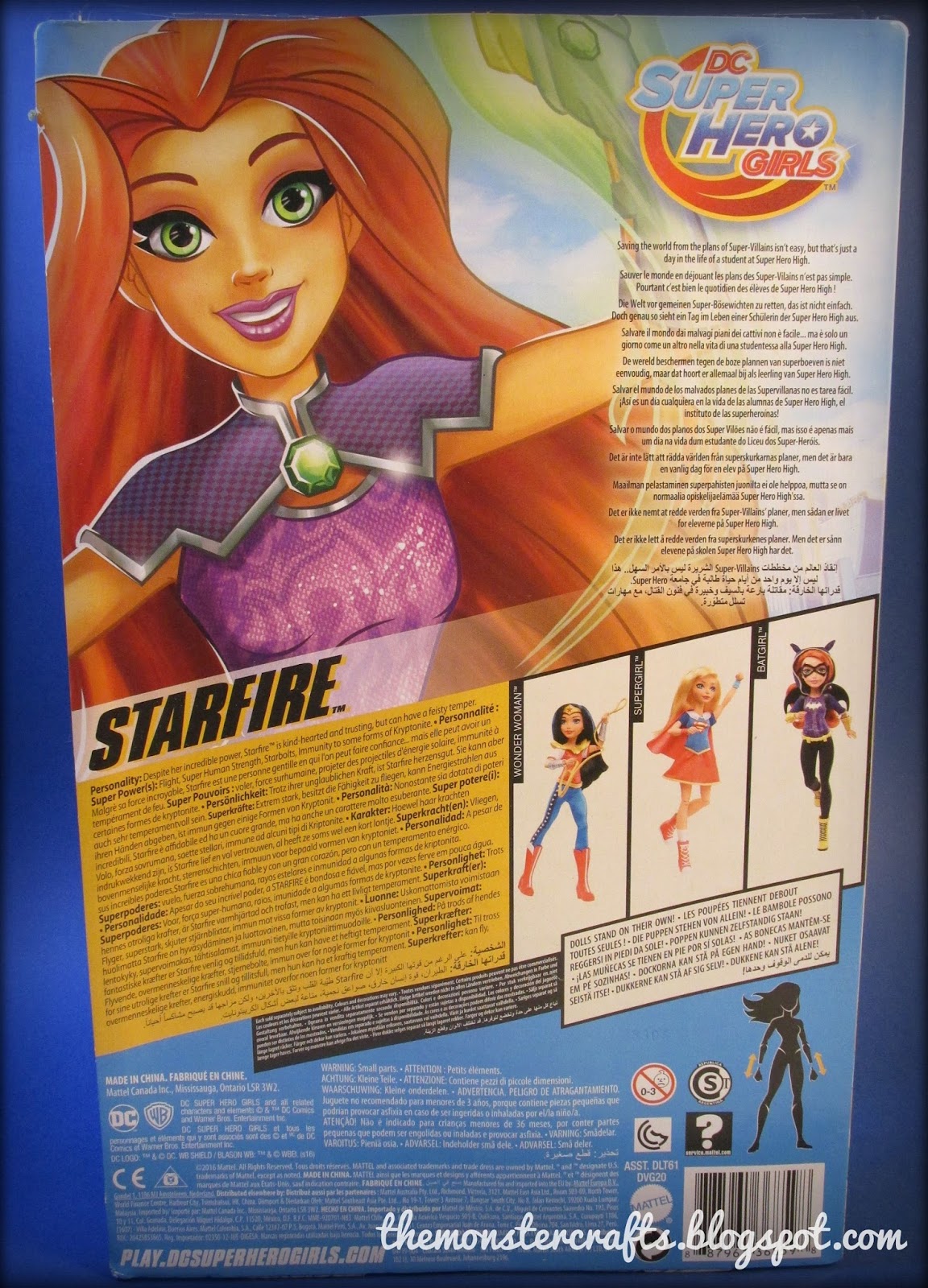 Doll Review: DC Super Hero Girls Starfire