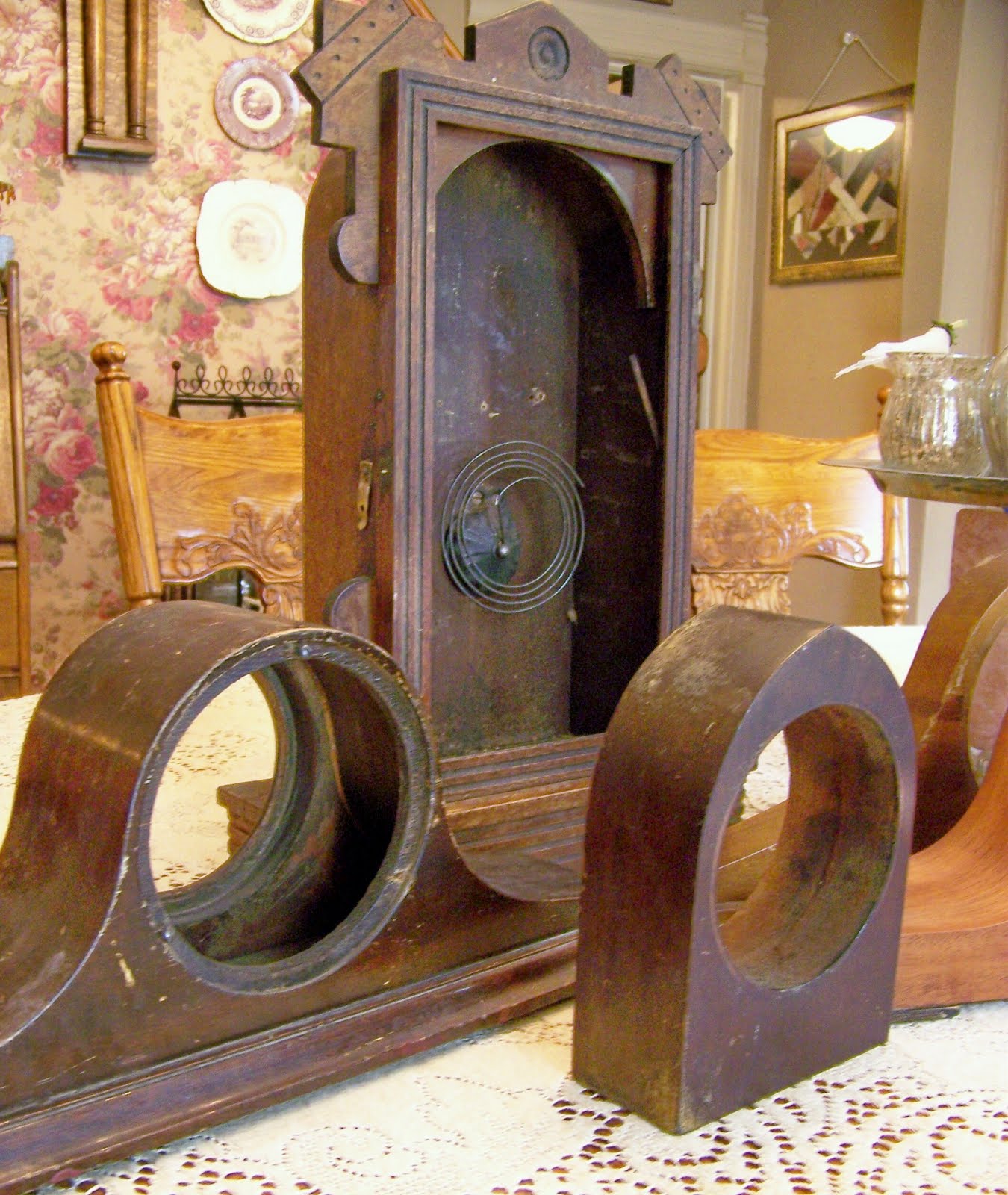 QueenBesAlteredNeeds: Old Clock Cases and My Unusually Good Fortune~!~