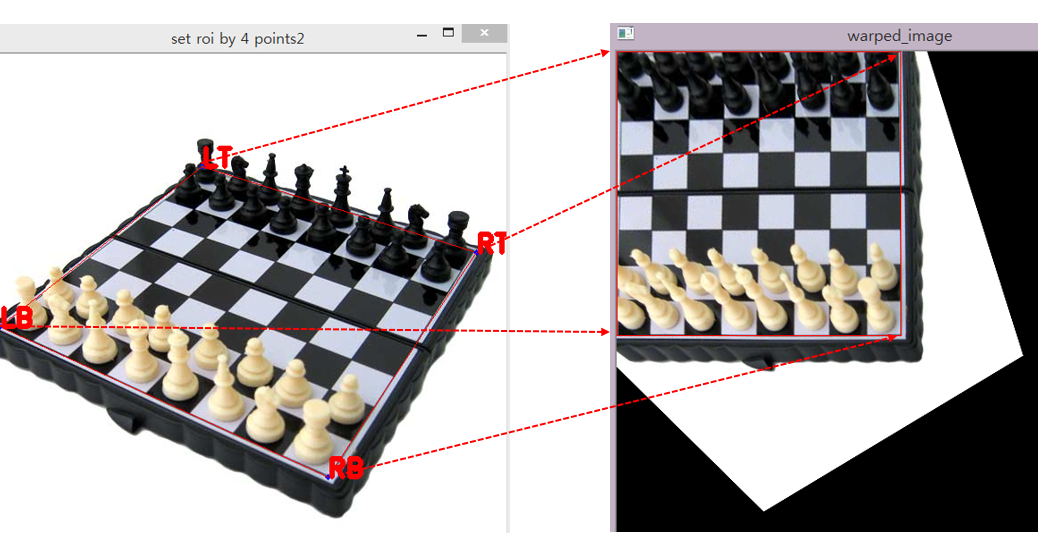 MareArts Computer Vision Study.: Image warping (using opencv findHomography, warpPerspective)