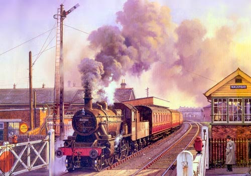 Steam Memories: Malcolm Root, Halstead from the other side.