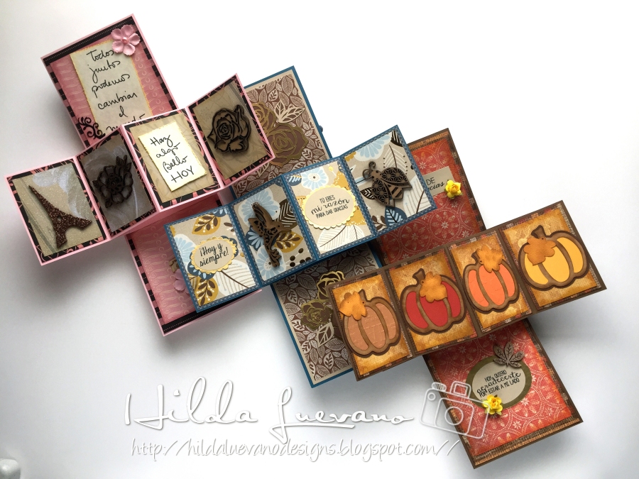 Hilda Designs: Tutorial Twist Pop Up Card / Tarjeta Desplegable