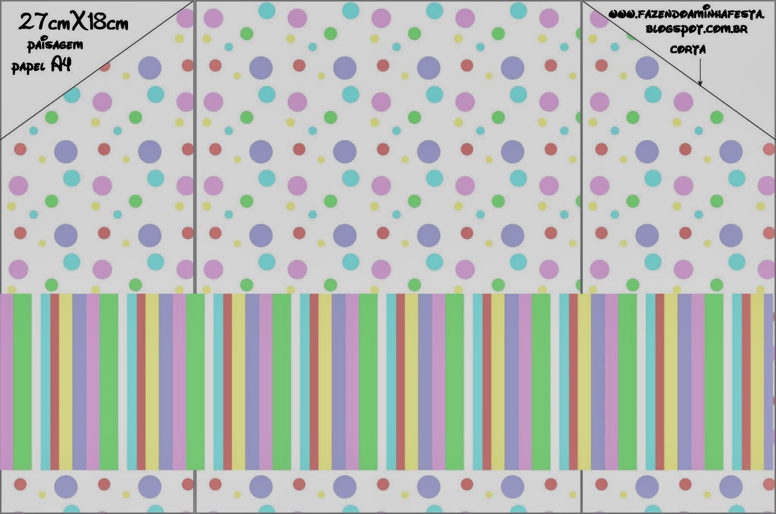 Pastel Colored Spots: Free Printable Invitations. - Oh My Fiesta! in ...