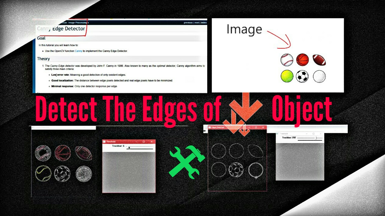 How To Detect The Edges Of The Object In 8 Minutes Object Tracking First Basic Concepts And