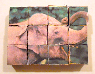 An Elephant a Day: Elephant No. 109: Wooden Block Puzzle