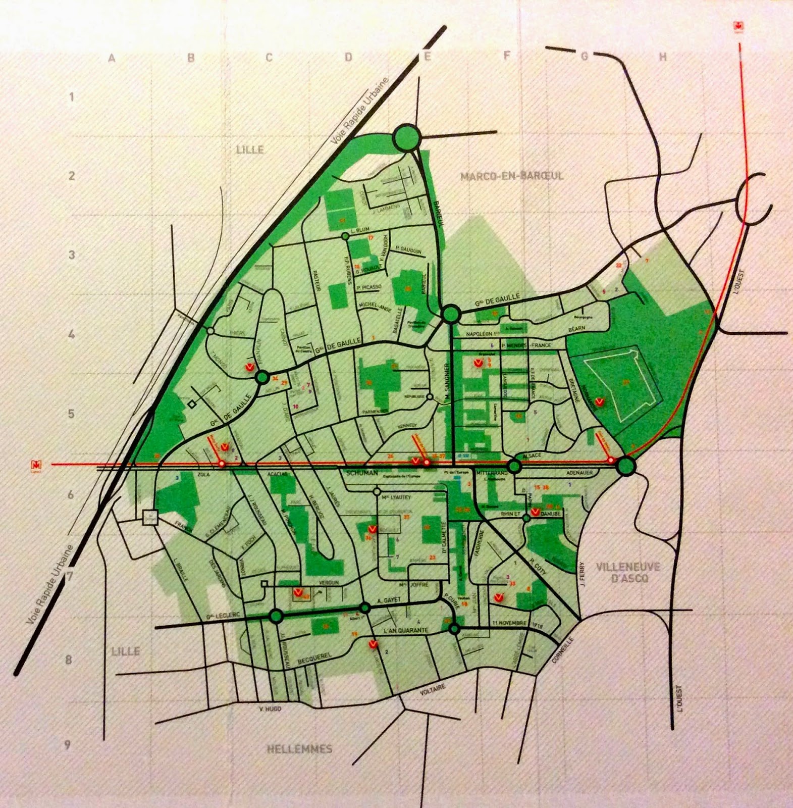 Mons Avant - Mons Après ........: Plans