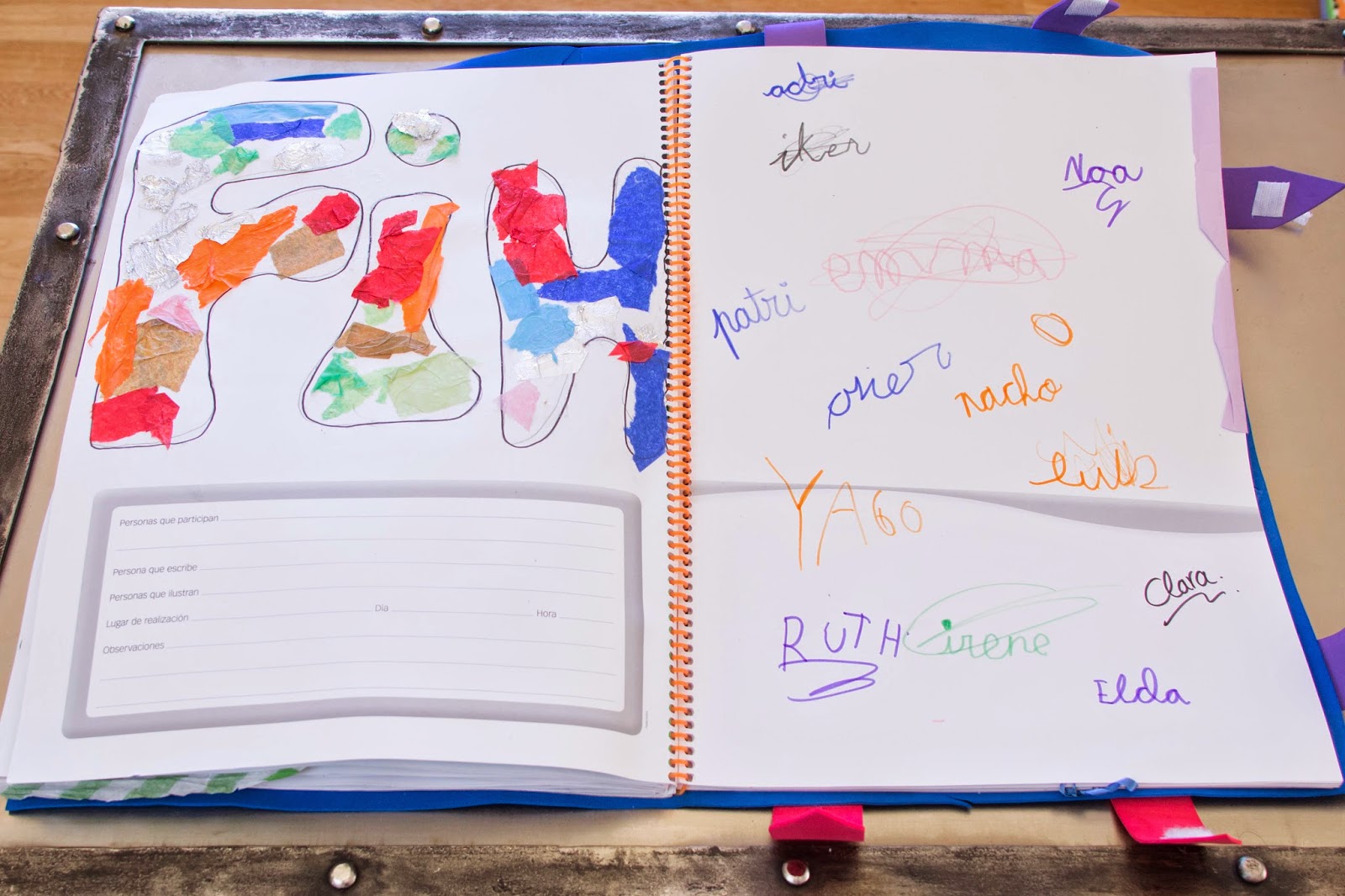 BLOG DE PATRI, educación infantil: NUESTRO LIBRO VIAJERO