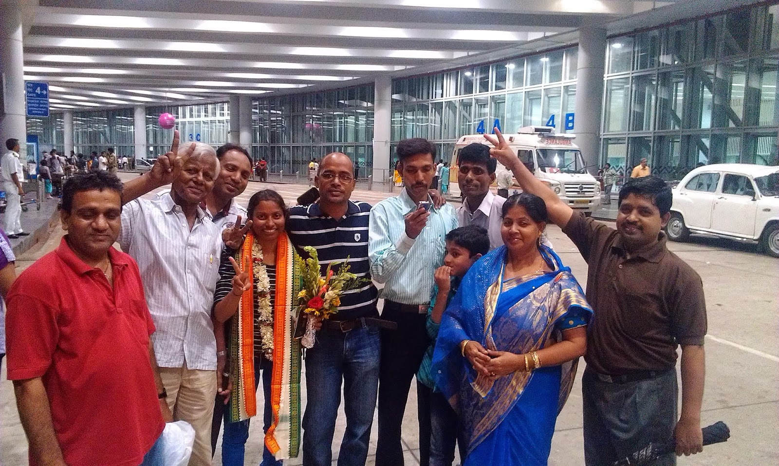 Warm Welcome of Chhanda on arrival | The Institute of Exploration