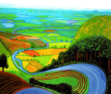 DAVID HOCKNEY INSPIRED LANDSCAPES