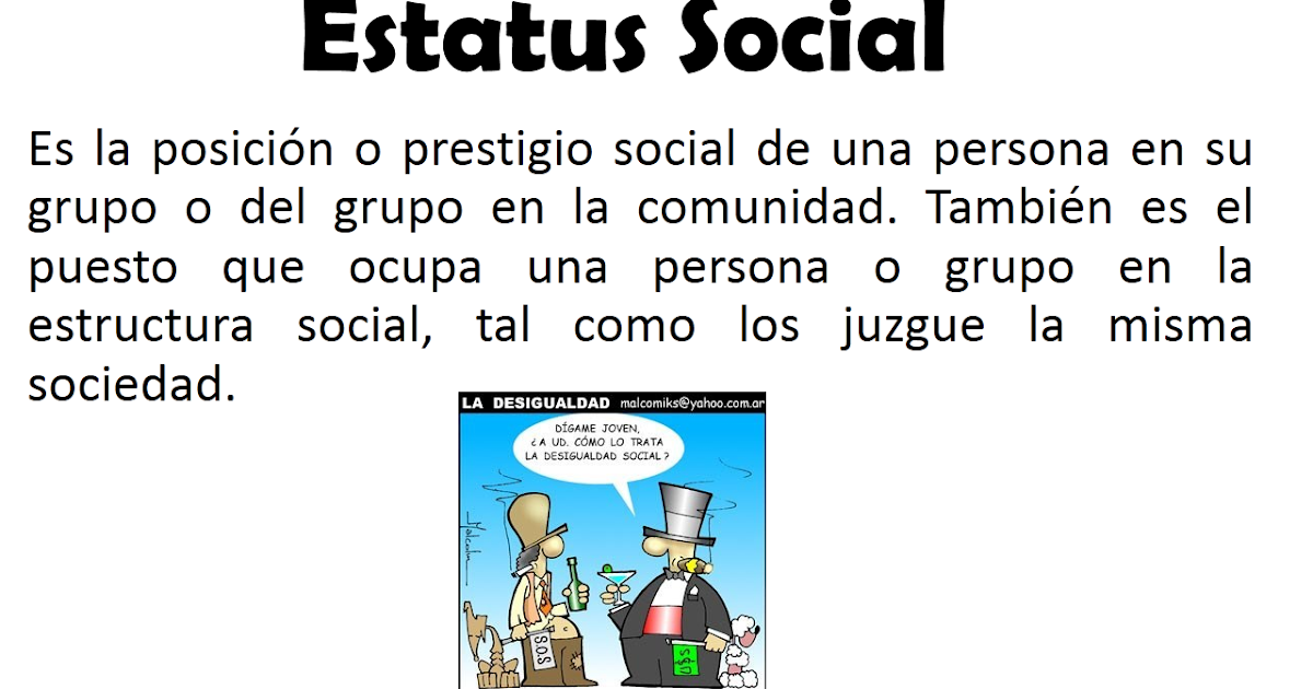 Blog del Lic. Eddi Zavala Mendoza: SOCIOLOGÍA. ESTATUS SOCIAL