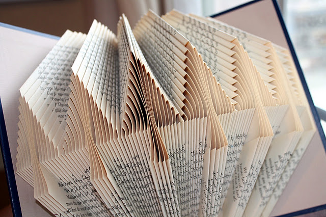 Upcycle: Book folding - Free patterns | the ReFab Diaries