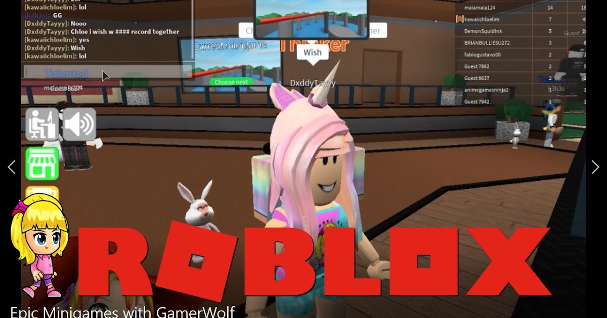 Roblox Epic Minigames Gameplay - with GamerWolf | Chloe Tuber