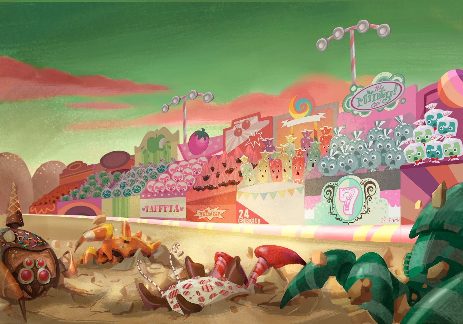 ED LI SKETCHES: WRECK IT RALPH _storybook PAINTS