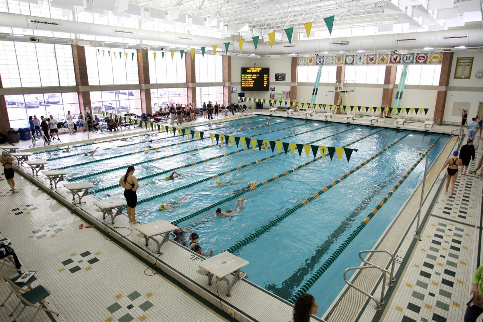 Mark Kodiak Ukena: IHSA Varsity Girls Swimming Meet at Glenbrook North ...