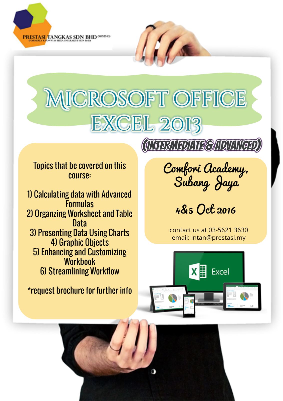 Microsoft Office Excel 2013 - (Intermediate & Advanced) - Comfori