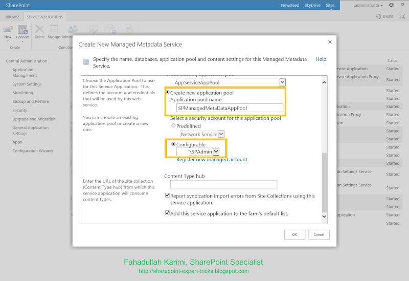 SharePoint Tips and Tricks: Configure Managed Metadata Service in SharePoint 2013