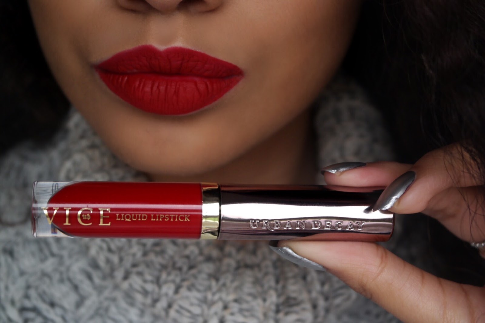 Hair & Beauty : Urban Decay Vice Liquid Lipstick: Crimson