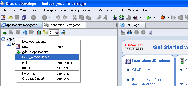 Oracle Application's Blog: Creating a Hello World Page in OAF