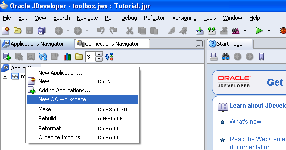 Oracle Application's Blog: Creating a Hello World Page in OAF