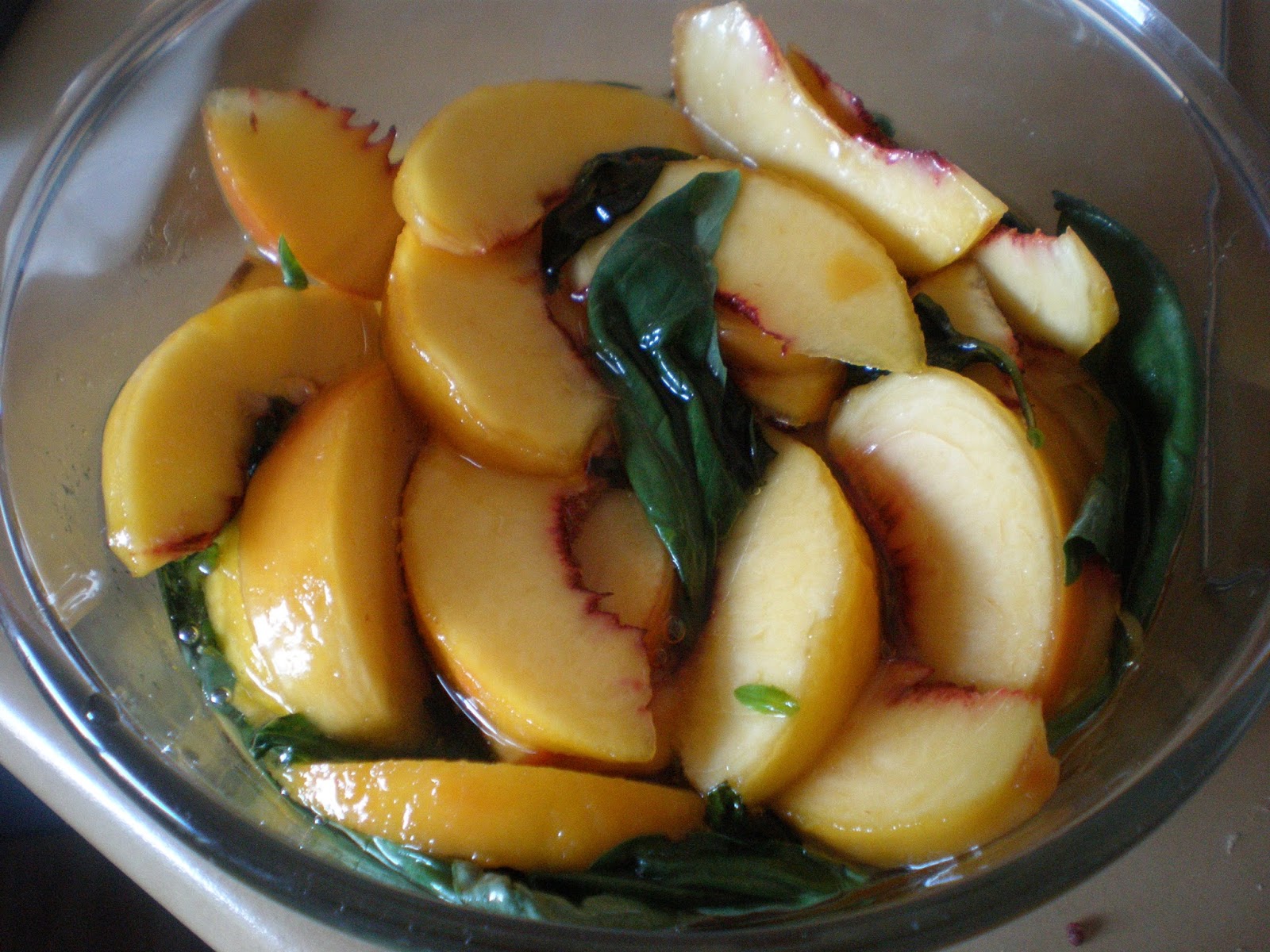 The InTolerant Chef ™: Summer Dreams... Basil and Peach Chiffon Cake