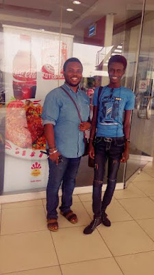 LIB readers Tosin Silverdam and Onyx Godwin hang out...(photos)