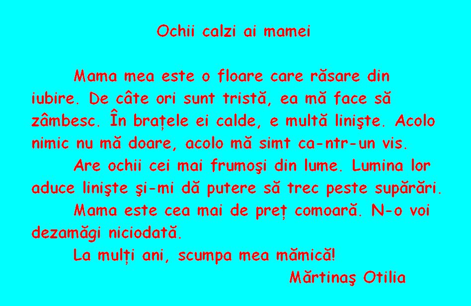 Compuneri școlare-Simona Petran, Școala Gimnazială Octavian Goga Satu ...