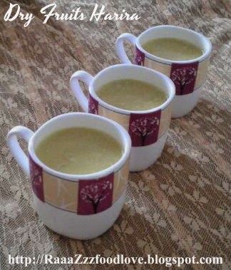 The Recipes of India: Dry Fruits Harira | Harira Drinks Recipe