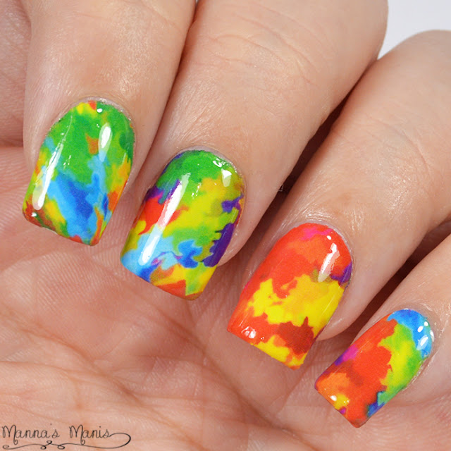 Lady Queen Abstract Watercolor Decals - Manna's Manis