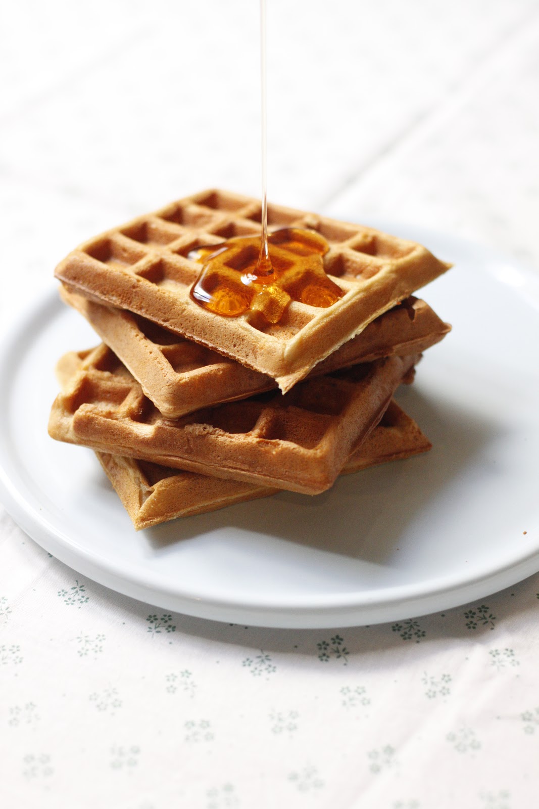Waffles + miel