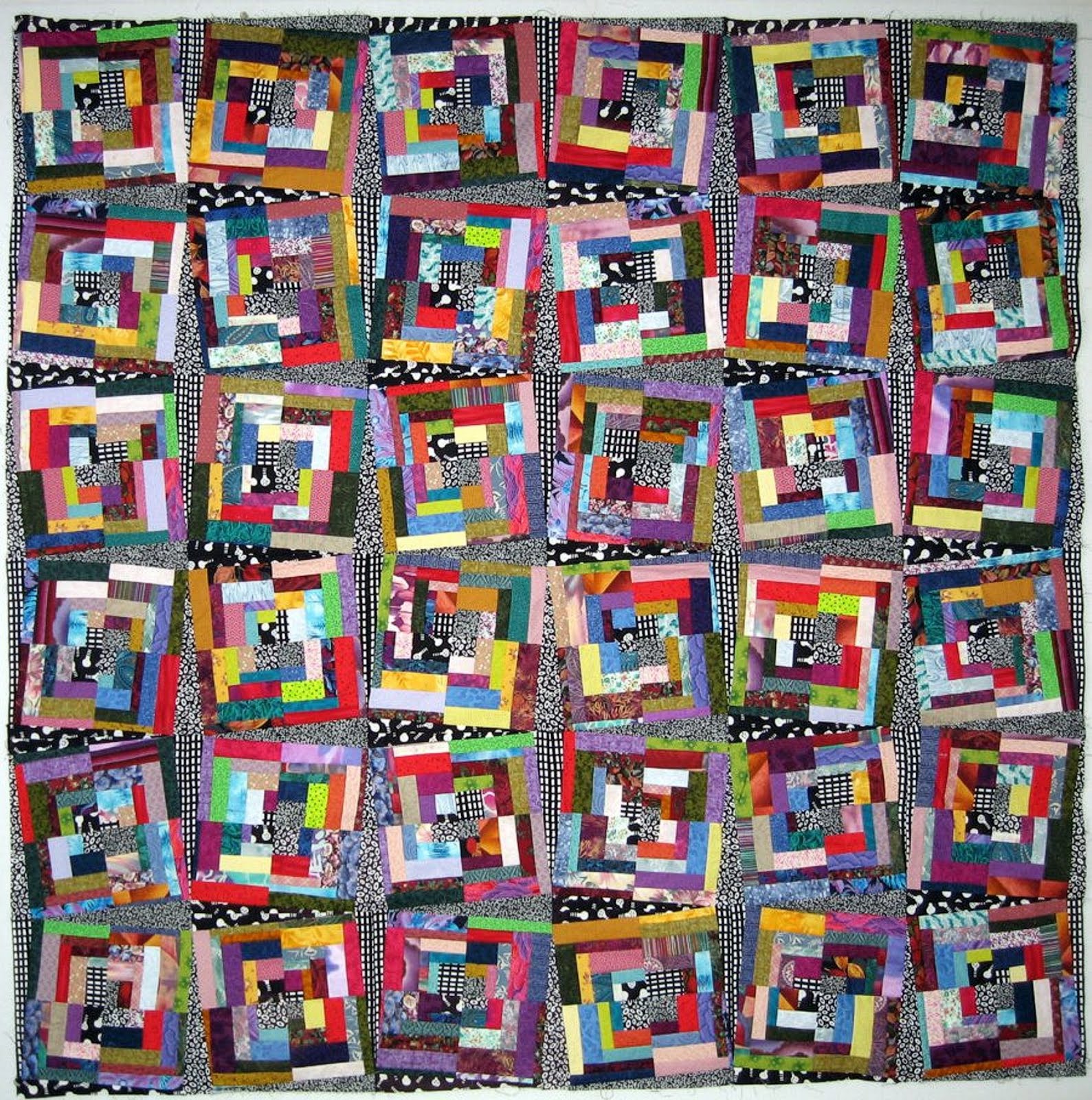 Quilts + Color: Snazzy Jazzy Colored Quilt