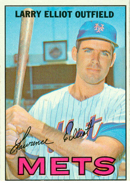 1967 Topps Baseball: Final Card: Larry Elliot