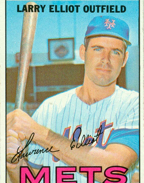 1967 Topps Baseball: Final Card: Larry Elliot