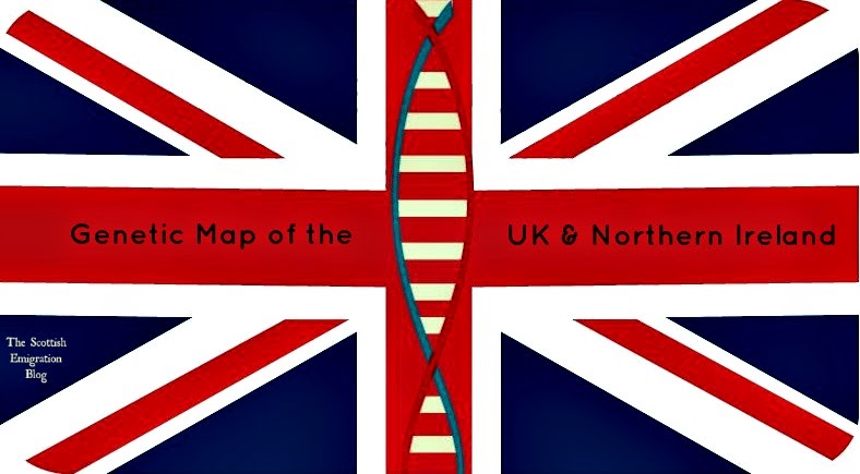 The Scottish Emigration Blog: Genetic Map of Scotland, England, Wales ...