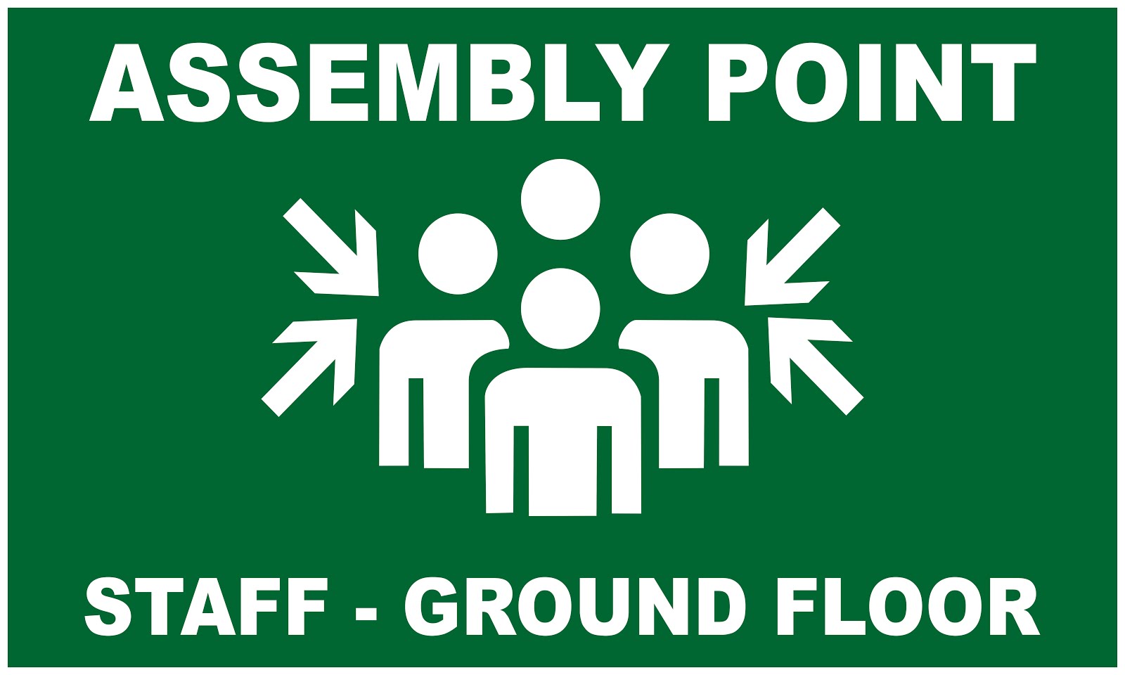 Multi Care Printers: Assembly Point Signs - For your Site / Factory ...