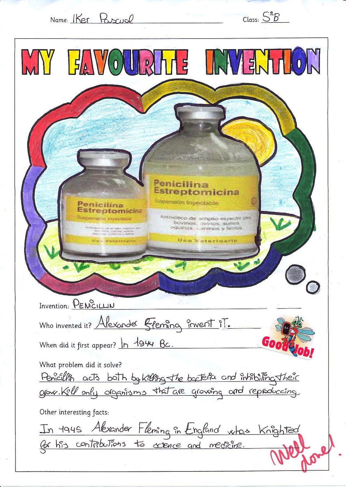 SCIENCE IN THE SCHOOL: MY FAVOURITE INVENTION