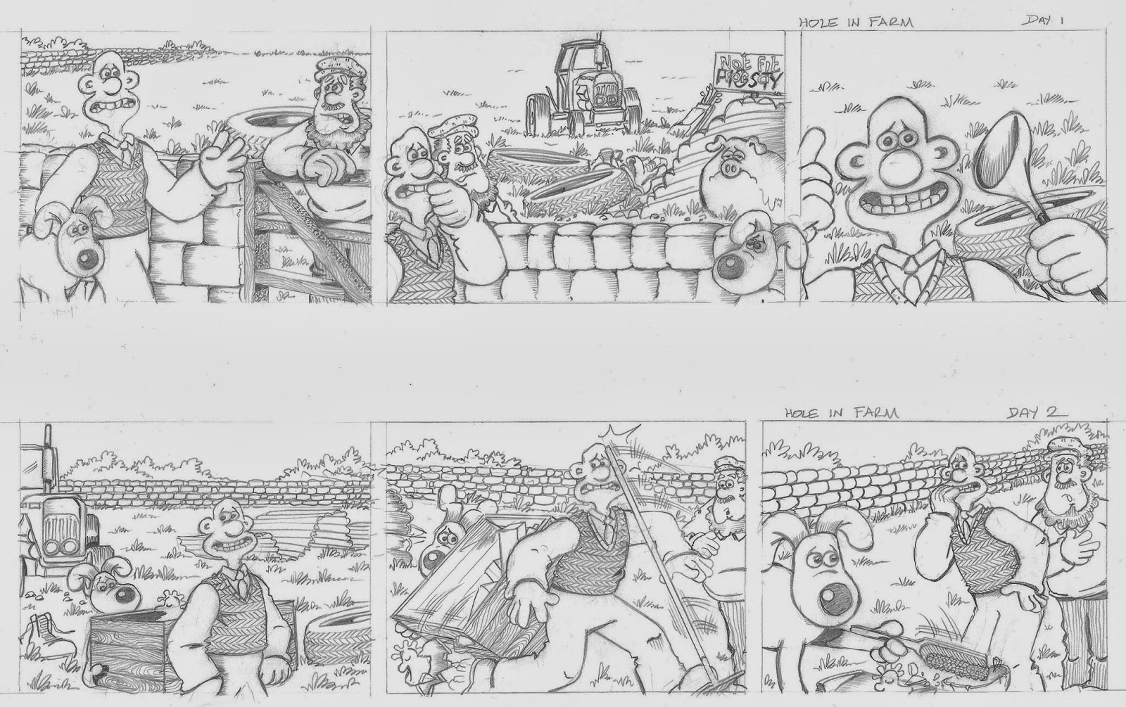 Mychailo Kazybrid s Character Creation Wallace And Gromit A Hole In Farm Pencils Day 1 And 2 mychailo-kazybrid-s-character-creation-wallace-and-gromit-a-hole-in-farm-pencils-day-1-and-2