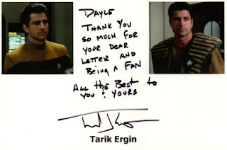 Kiwiautogal's Autographs: Tarik Ergin