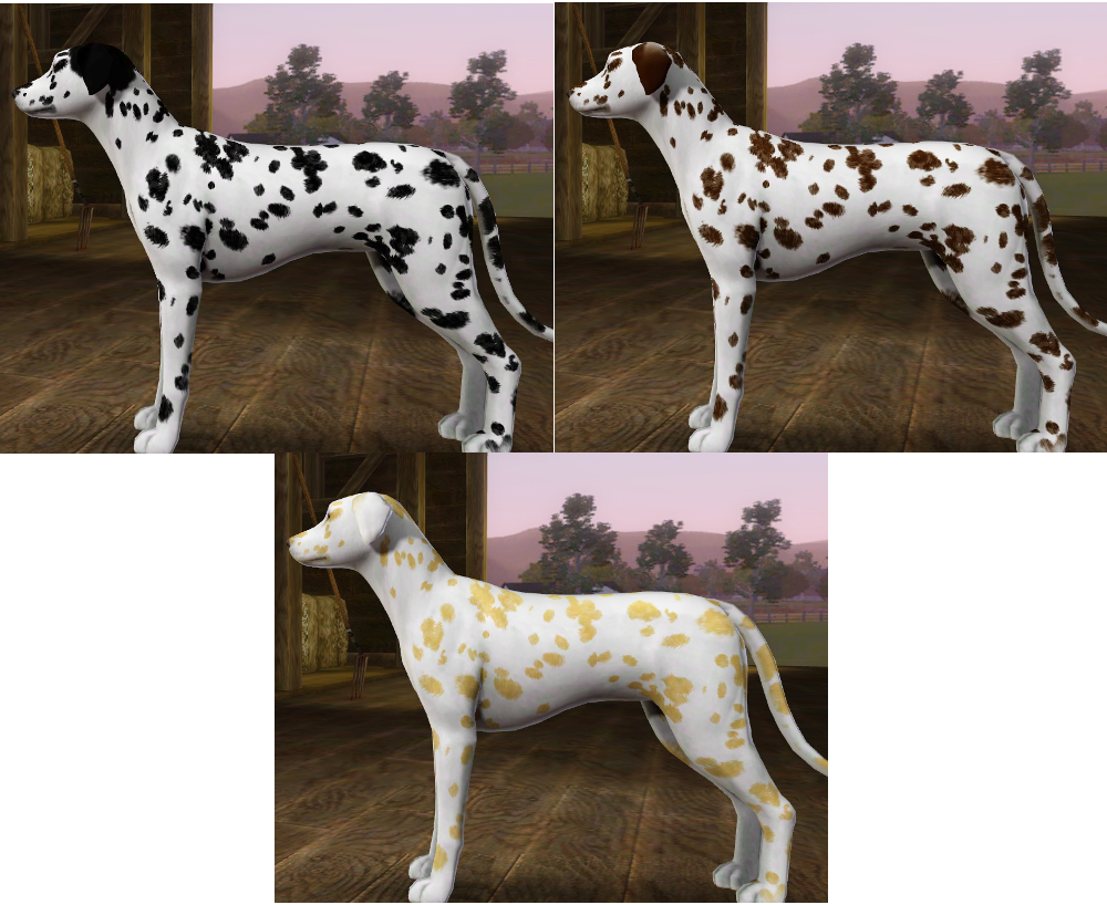 More Dalmatian Colors - Cresties Creations
