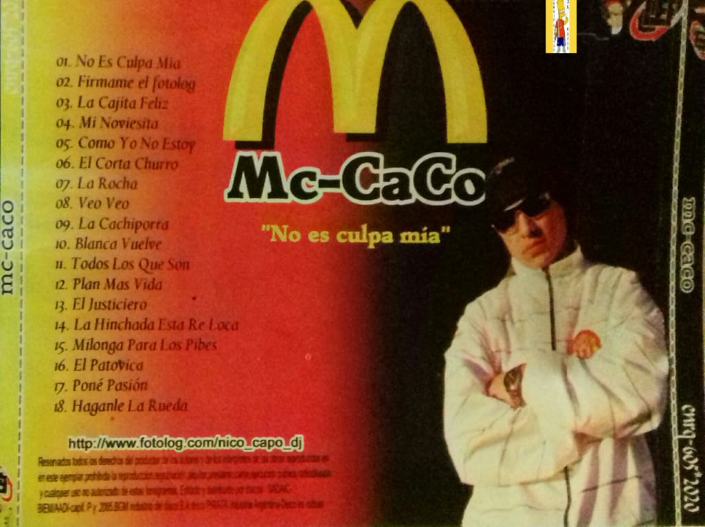 El Templo De La Cumbia: Mc Caco - No Es Culpa Mia (2009)