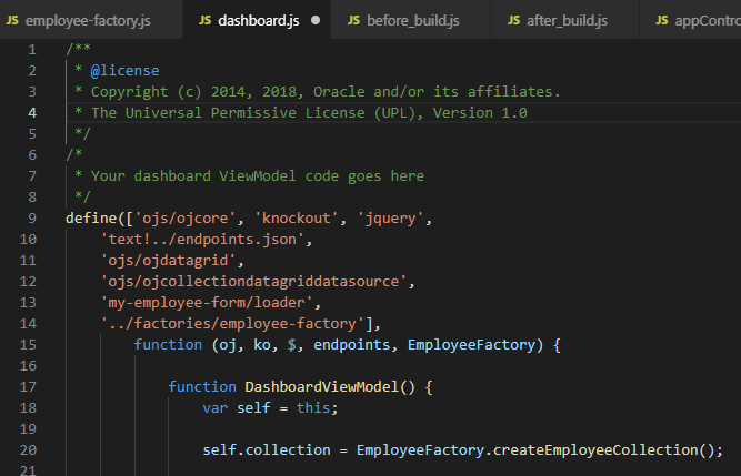WCP/ADF to OJET: ADF Model to OJET Common Model