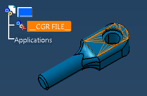CATIA V5: Extracting geometry from CGR