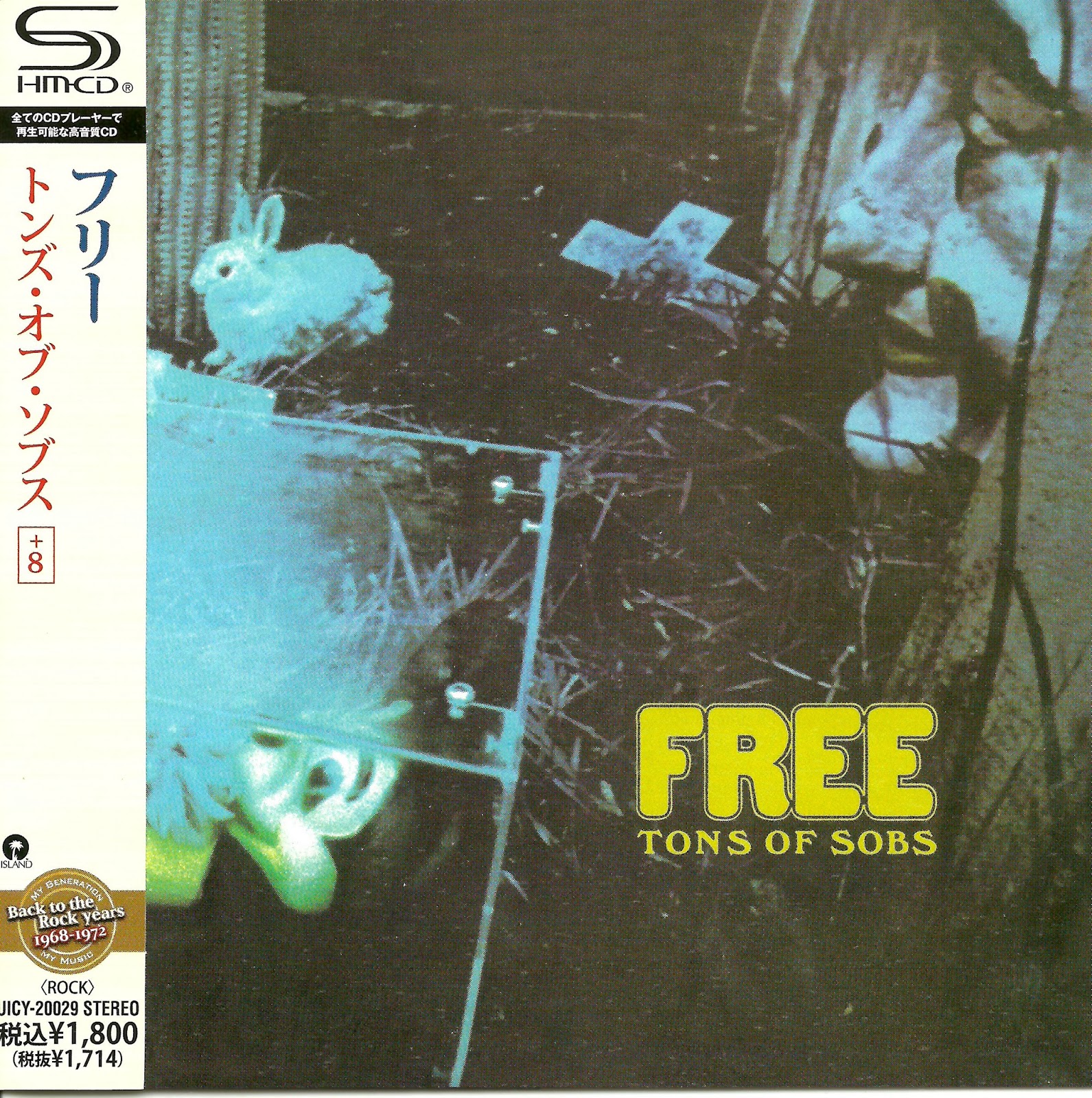 Free - Tons Of Sobs +8 (1968, UK fabulous blues rock / classic rock ...