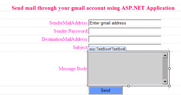 How to send mail from ASP.NET Application | MY.NET Tutorials