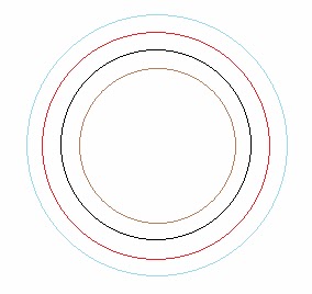 programming centre: java Program to Draw a Concentric Circles with Random Colors