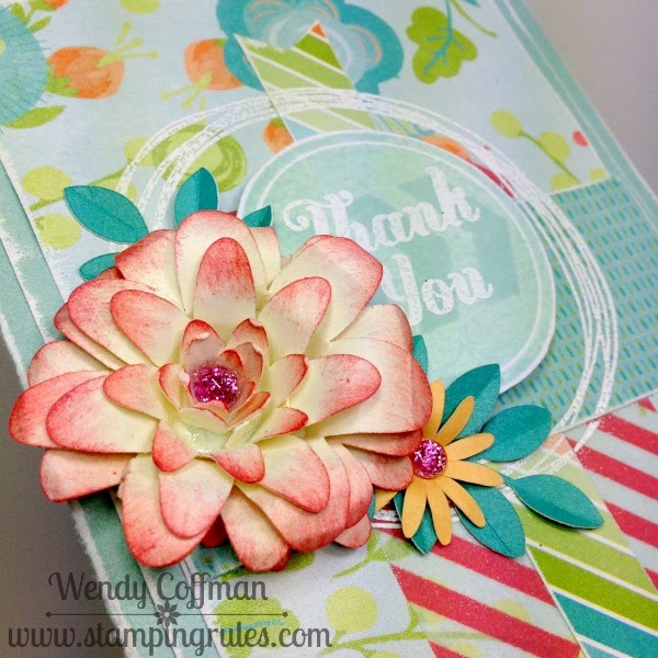 Stamping Rules!: Day 93: Mojo Thank You Card