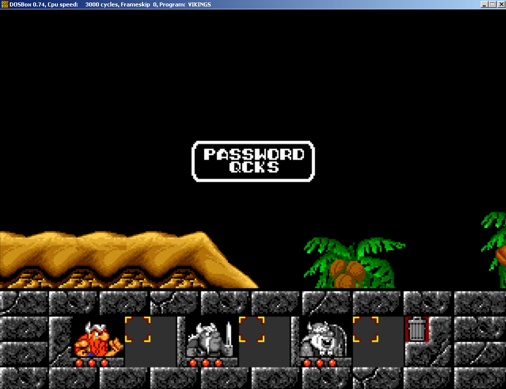 The Best Games Ever: Level 12 Password | The Lost Vikings Screenshot