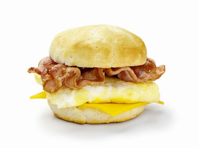 Slimming World - Bacon and Egg Bap
